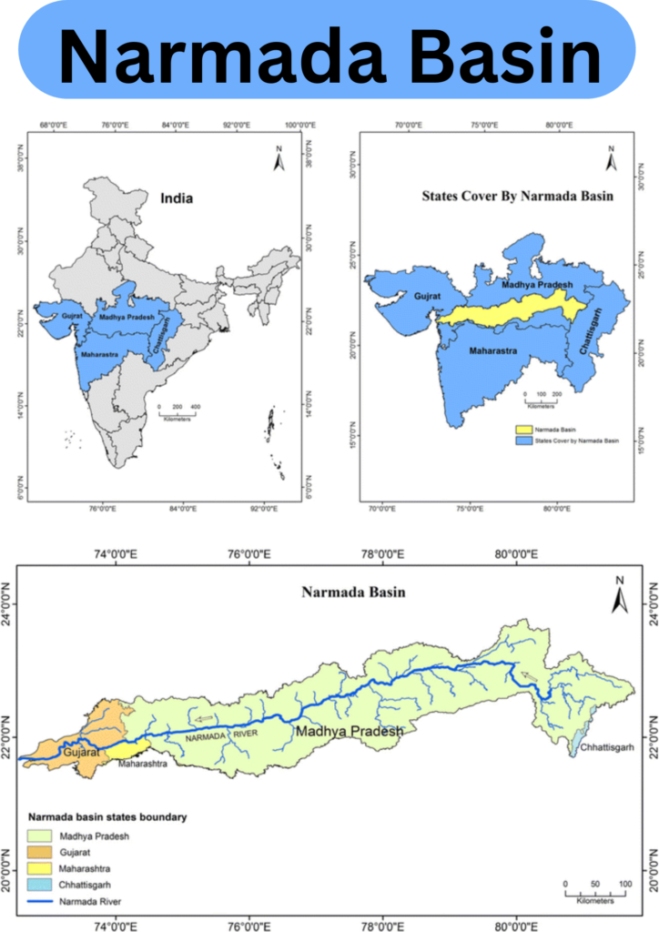 नर्मदा नदी प्रणाली विस्तृत जानकारी Narmada River System Detailed Information - iasbharti.com